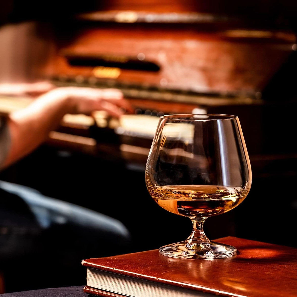 Krosno Brandy Cognac Snifter Glasses | Set of 6 | 16.2 oz | Balance Collection | Perfect for Home Restaurants and Parties | Dishwasher Safe | Gift Idea | Made in Europe