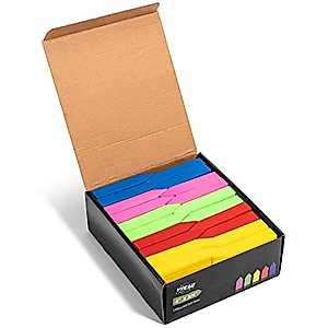 1000pcs 5 Colored 4"x 3/4" Inch Thick and Durable Plant Labels, Tags, Garden Markers for Pots and Plants