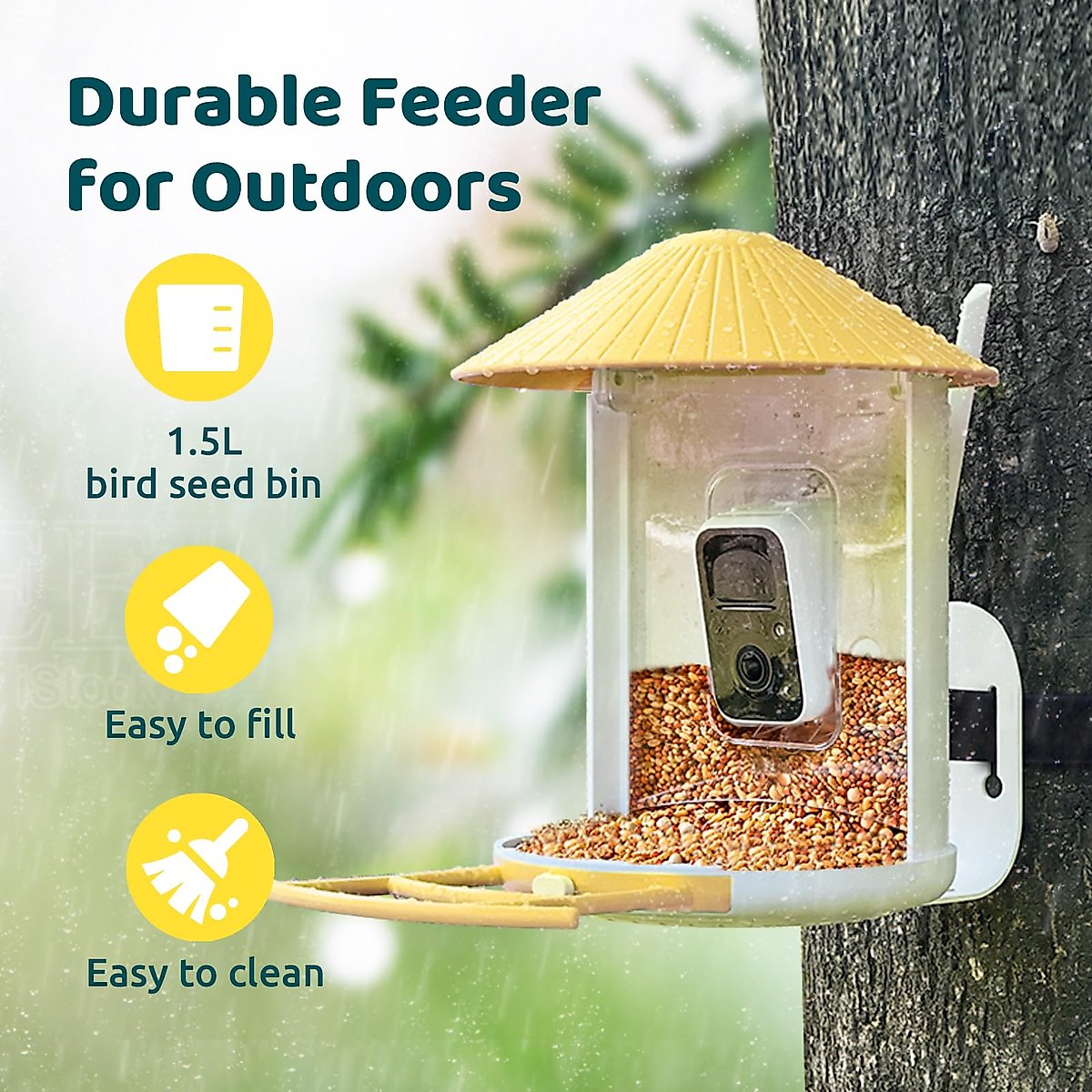 NETVUE Birdfy Lite Camera with Solar Panel