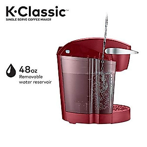 Keurig K-Classic Single Serve K-Cup Pod Coffee Maker, Rhubarb