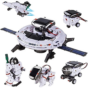 GobiDex STEM Projects Science Toys for Kids Ages 8-12, 6-in-1 Space Solar Robot Toys, Educatoinal Building Science Kits, Experiment Birthday Gifts for 8 9 10 11 12 13 14 Year Old Boys Girls Teens