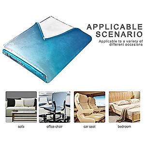 Blueangle Santorini Greece Blanket Super Soft Warm Cozy Blanket Lightweight All Season Fleece Throw Blanket for Bed or Sofa, Easy Care (50 x 60 Inches)