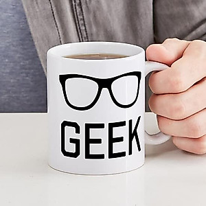 CafePress Geek Glasses Ceramic Coffee Mug, Tea Cup 11 oz