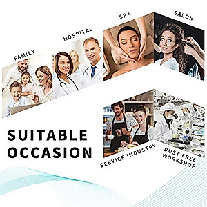 Disposable Shower Caps 100 Pcs - Multi-Purpose Thickening Elastic Bath Cap Plastic Waterproof Clear Bath Shower Caps Women Spa,Home Use, Hotel and Hair Salon, Portable Travel