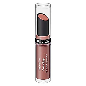 REVLON ColorStay Ultimate Suede Lipstick, Longwear Soft, Ultra-Hydrating High-Impact Lip Color, Formulated with Vitamin E, Influencer (099), 0.09 oz
