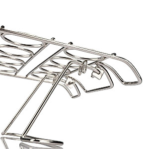 Cupcake Cone Baking Rack, Ice Cream Cone Stand Holder, Waffle Cone Holder,Stainless Steel,20 Capacity Foldable (1)