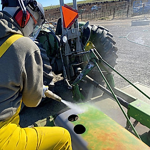 HOLDWIN Sandblast Hose 3/4" ID,1.25" OD,10 Ft Long Heavy Duty Rubber Sandblaster Hose Sandblasting Gun Sandblaster Cabinet