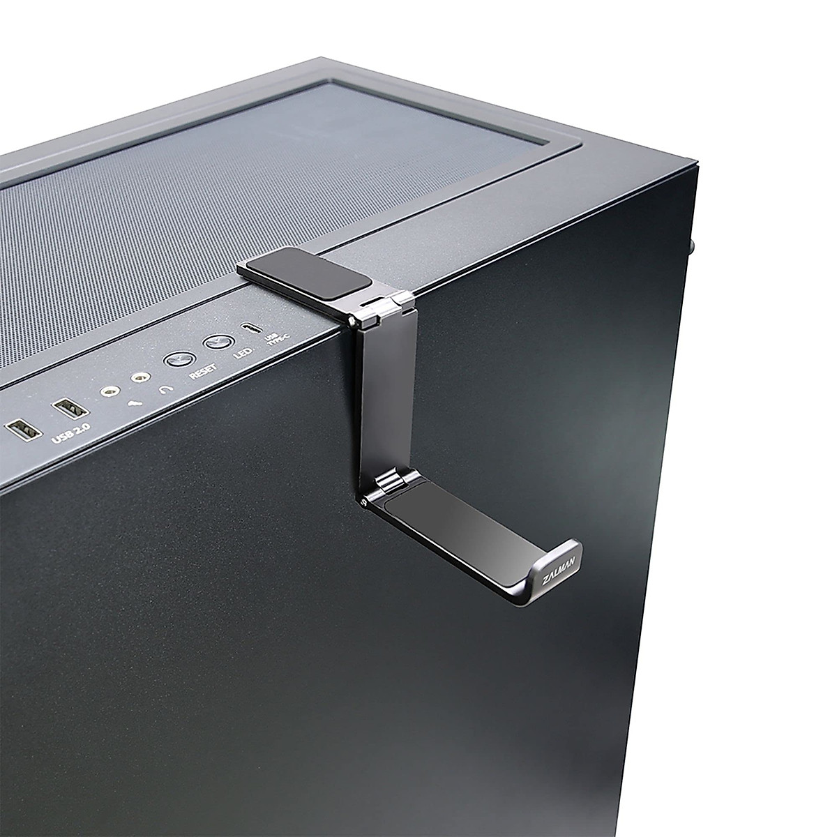 ZALMAN Z-Holder Black SP983 Foldable Compact Headphone Hook Aluminum ZM-FH10 BK