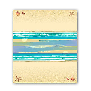 Stonehouse Collection Beach Name Place Cards - 25 Guest Seating Name Cards - Beach & Tropical Table Tents - Wedding Seating, Party Name Cards (Beach)