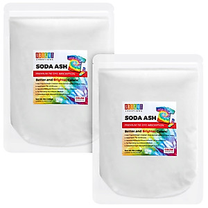 Bright Creations 2 Pack Soda Ash for Tie Dye Shirts, DIY Projects, Arts and Crafts (2 lbs in Total) - Soda Ash Dye Fixer & Tie Dye Powder