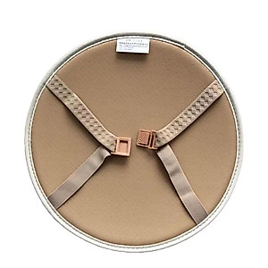 Happiness Decoration Round Seat Cushions for Stools with Ties Summer Breathable Bar Stool Cushions Cover Tatami Cushion Pillow Kitchen, Home, Office Chair Pads (18 inch, A)