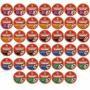 Cold Stone Beverages Creamery Ice Cream Flavored Coffee Pods, Assorted Variety Pack, Compatible with Keurig K Cup Brewers, 40 Count