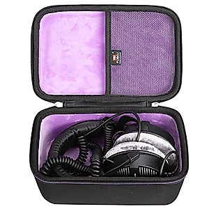 FBLFOBELI EVA Hard Storage Case Compatible with beyerdynamic DT 990 Pro ohm Dt 770 Pro 32/80/250 Ohm Over-Ear Studio Headphones, Travel Protective Headphone Cases Bag (Case Only)