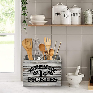Y&ME YM Kitchen Utensil Caddy (GRAY-black)