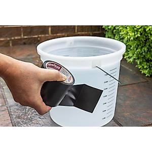 Nashua 3 in x 5 yd Aqua-Seal Tape in Black, Model Number: 1529844