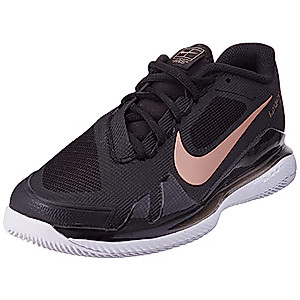 Nike Air Zoom Vapor Pro HC CZ0222-024 Black-White-Metallic Red Bronze Women's Hard Court Tennis Sneakers 7.5 US