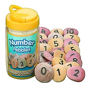 Yellow Door YUS1010 Number Pebble (Pack of 22)