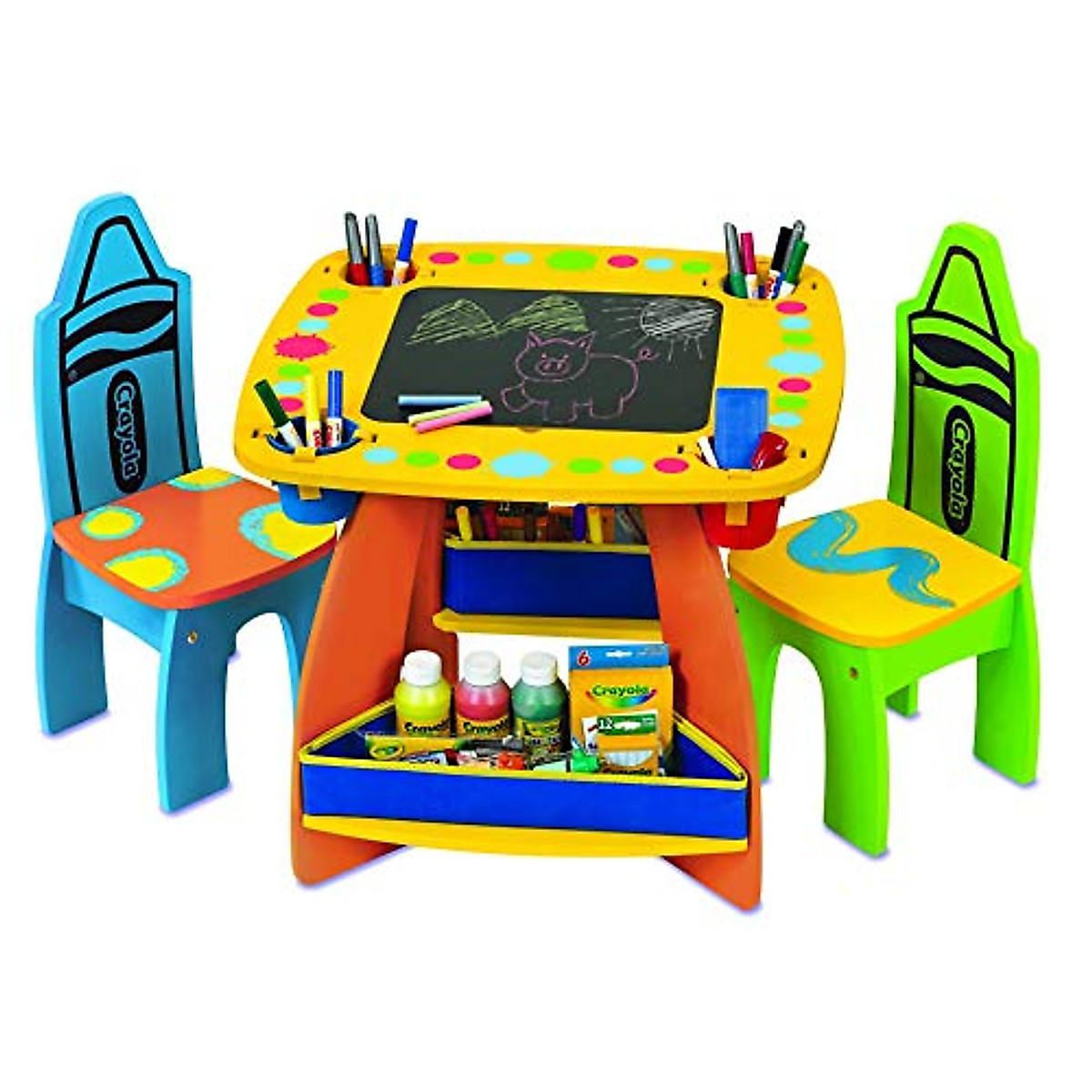 Crayola Wooden Table And Chair Set