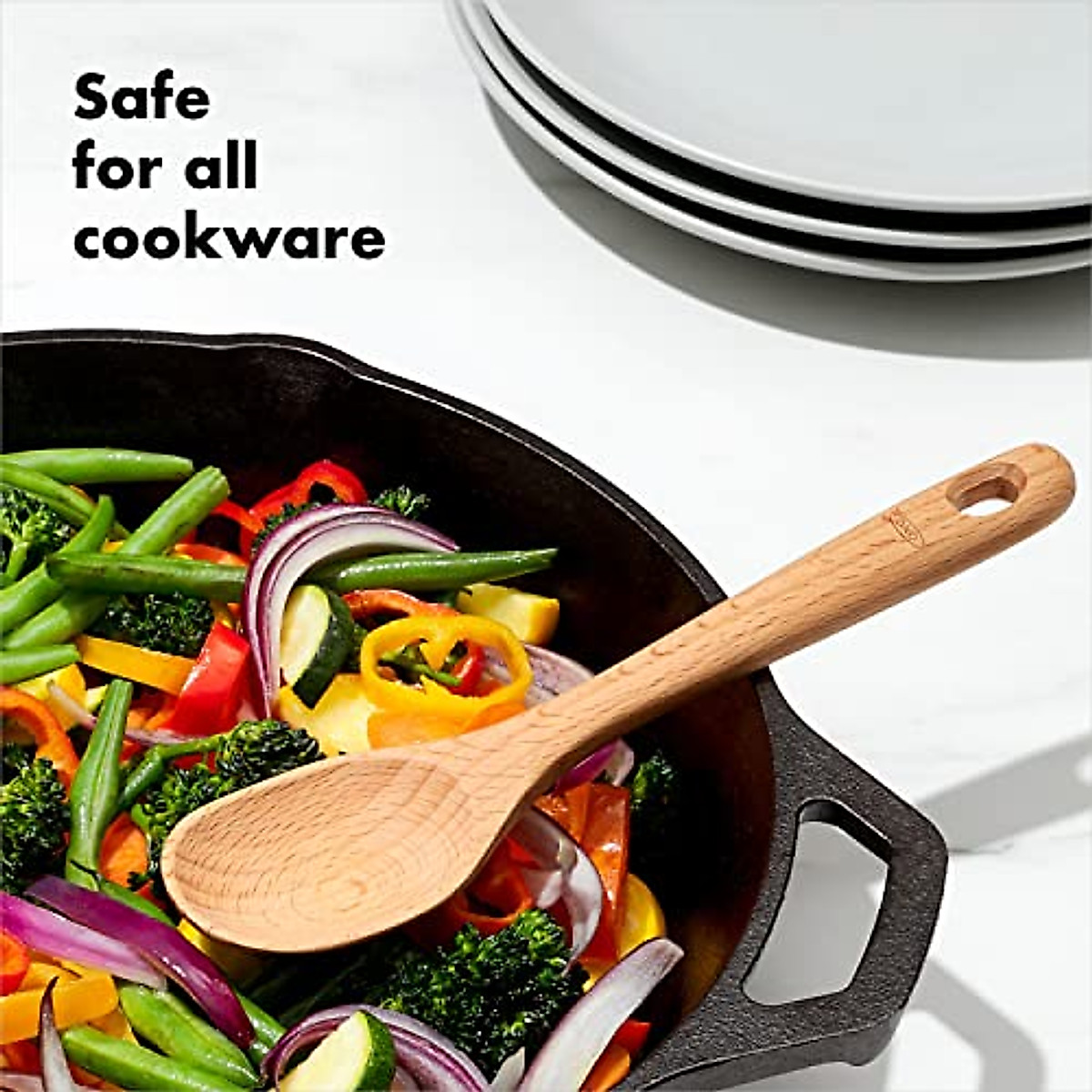 OXO Good Grips 3-Piece Wooden Spoon Set