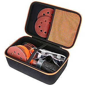 Aenllosi Hard Carrying Case Compatible with BLACK+DECKER Random Orbit Sander BDERO100