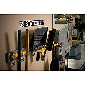 DYMO 1868796 All-Purpose Labels for DYMO XTL Label Makers, 1/2" - White on Black