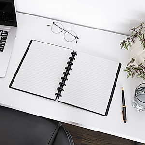 Discbound Lined 120 GSM Refill Paper, 200 Sheets (400 Pages), 9 Disc Pre-Punched Happy Planner Inserts, Loose Leaf, White, 7 inch x 9.25 Inch