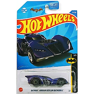 Hot Wheels 2022 - Batman: Arkham Asylum Batmobile - Batman 2/5 [Purple] 32/250