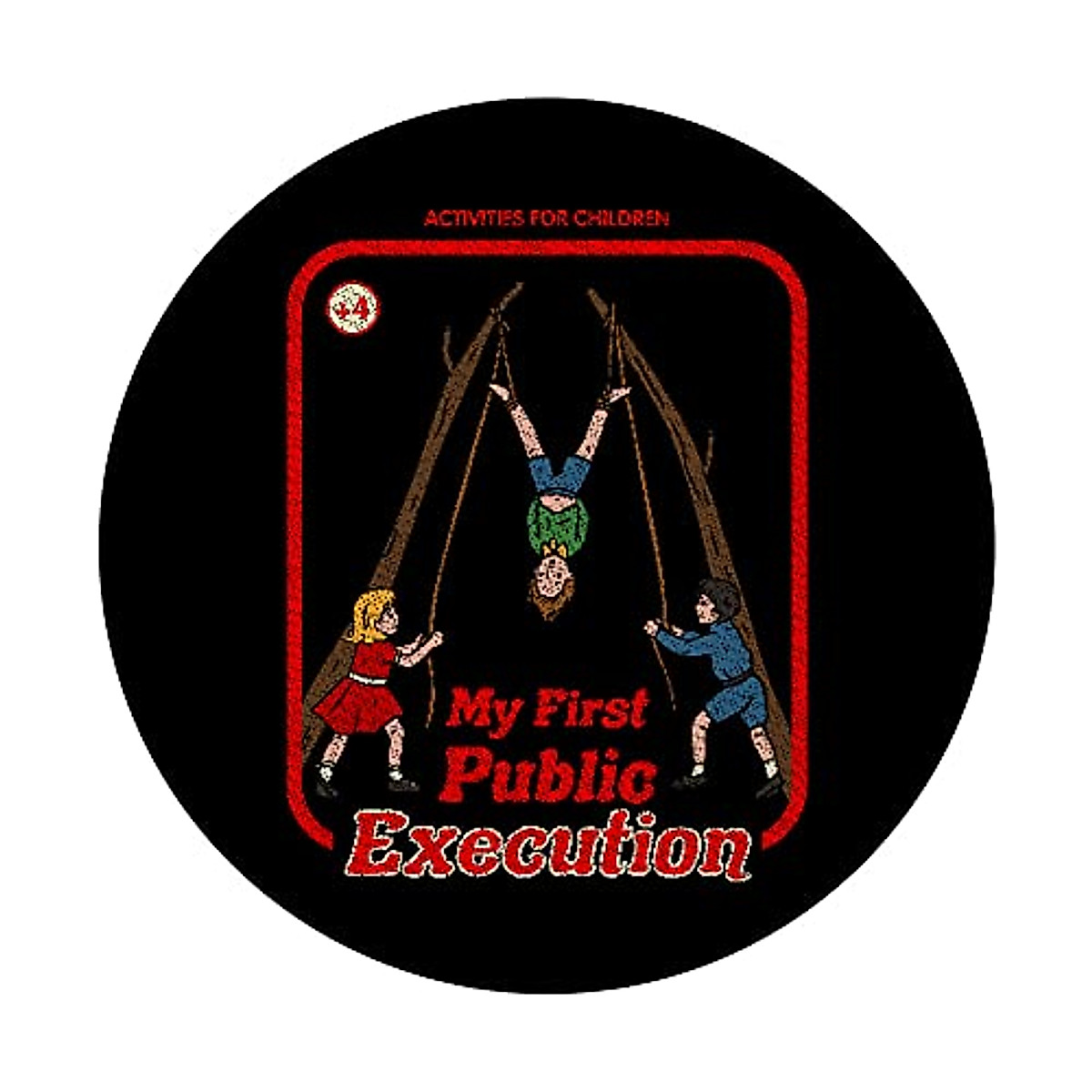 My First Public Execution Vintage Childgame Horror Goth Punk PopSockets Swappable PopGrip