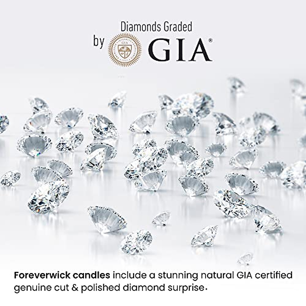 Foreverwick Cinnamon Vanilla Candle | Diamond Candle | Scented Jar Candle | Strong Scented Candles for Decor | 14 oz & 70 Hrs Burning Time