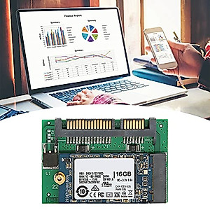 Tudin M.2 SSD, Compact Portable 2 in 1 Plug and Play high Capacity M.2 SSD Portable Adapter for Home Office 16GB