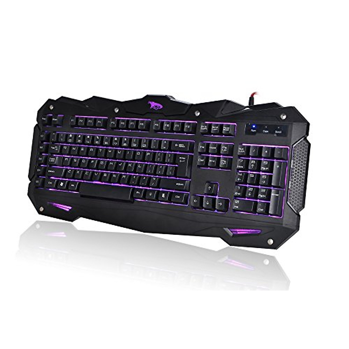 iMicro COBRA 110-Key LED Backlit USB Gaming Keyboard (IM-KBCOBV8)