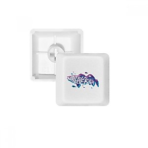 DIYthinker Blue Purple Cartoon Fish Ocean Animal Keycap Mechanical Keyboard PBT Gaming Upgrade Kit