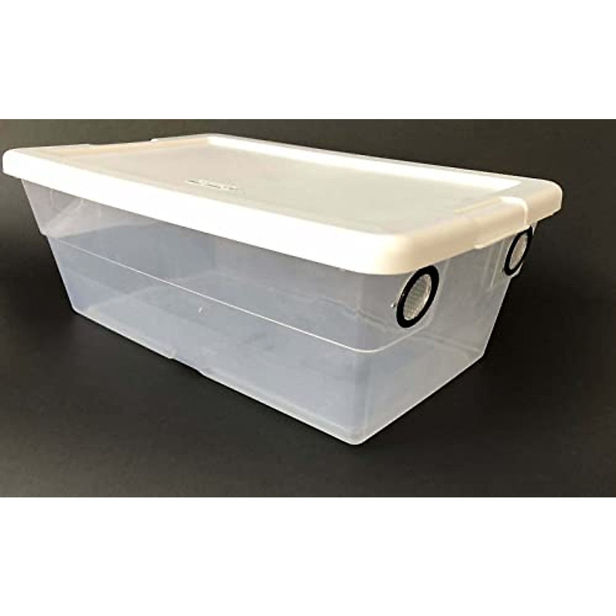 Vented Vivarium Enclosure 6 Quart Terrarium Container 6 Quart for Reptiles Isopods