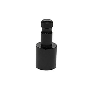 AdirPro GPS Quick Release Adapter - Heavy Duty Wear-Resistant Stainless Steel Body Quick Release Adapter - Survey Adapter for Leica Prism GPS Total Station - Black