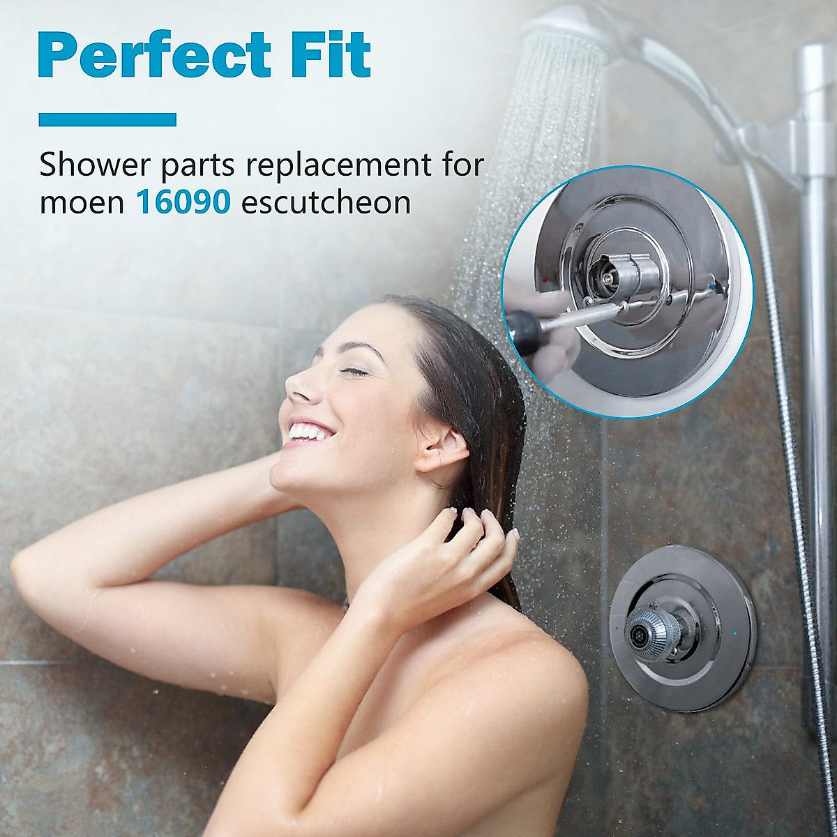 Chateau Collection Escutcheon Replacement for Moen 16090, Fit One-Handle Tub and Shower Faucets