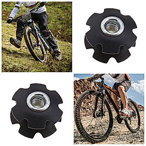Create idea 10PCS Bike Headset Star Nut Bicycle Fork Star Nut Fit for 28.6mm (1-1/8 inch) Front Fork Mountain Bicycle Road Bike Hybrid Bike Cycling Components Parts