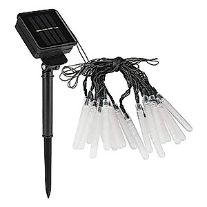 Solar String Lights Outdoor, Energy Saving Romantic and Warm Outdoor Solar Lights String for Home Decoration for Garden for Wedding Party(Default)