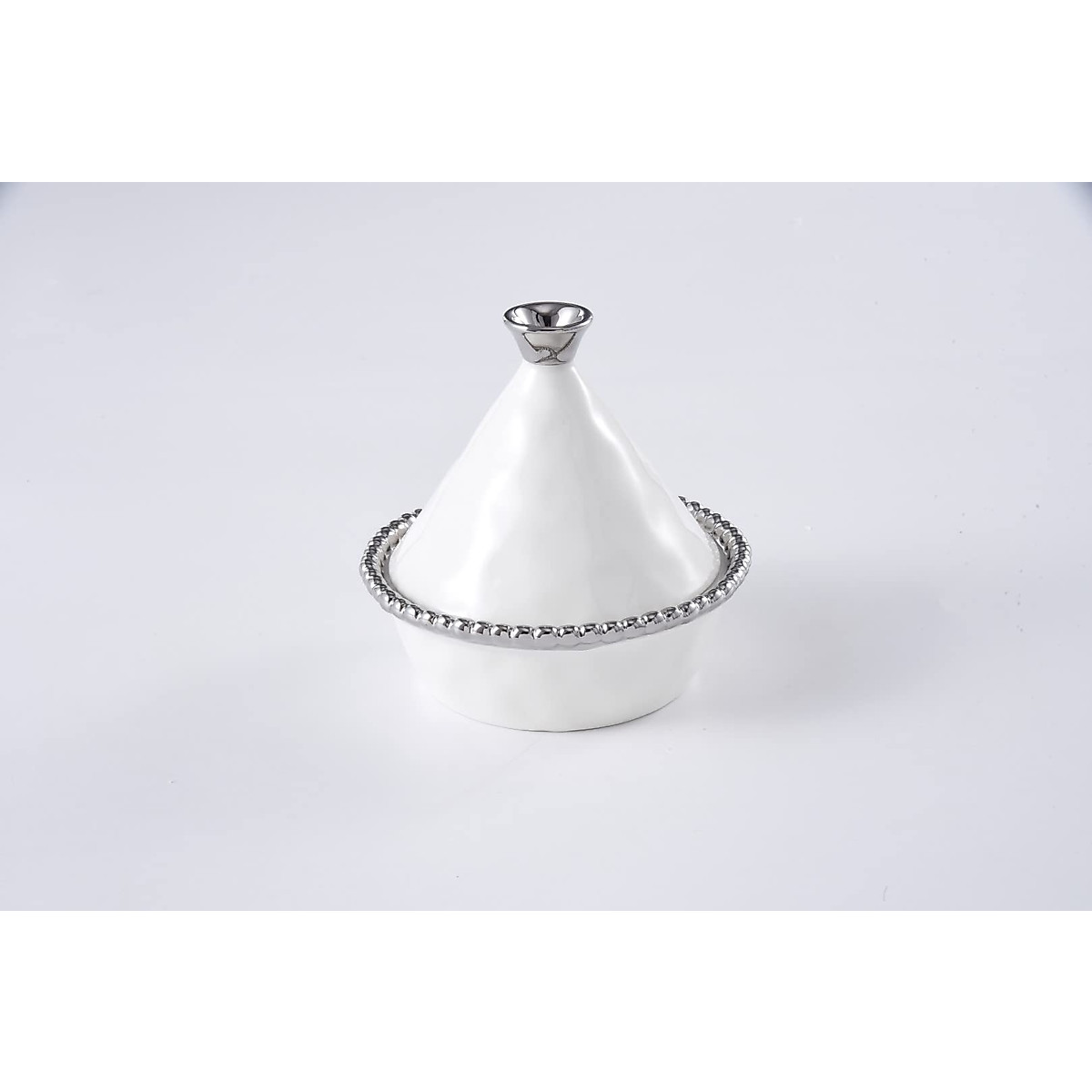 Pampa Bay Salerno Titanium-Plated Porcelain Tagine, 5 x 5in