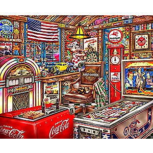 Springbok Majestic 500 Piece Wood Jigsaw Puzzle - Man Cave