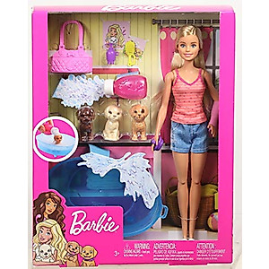 Barbie Doll/Pets - Puppy Bath Time playset