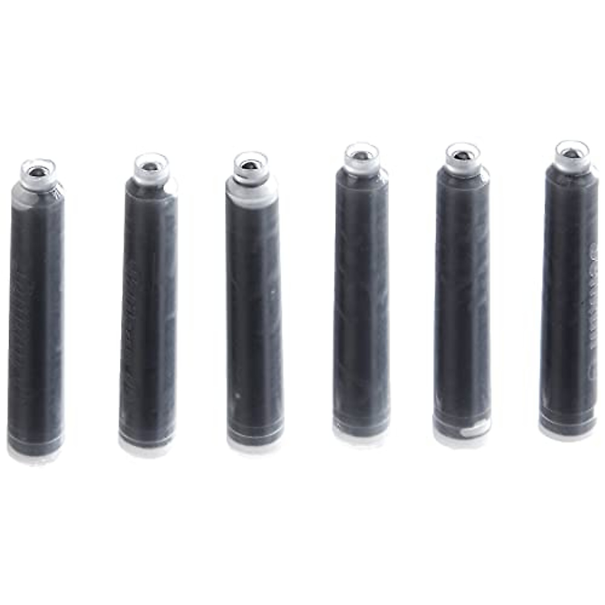 Pelikan 4001 TP/6 Ink Cartridges for Fountain Pens, Brilliant Black, 0.8ml, 12 Pack (330803)