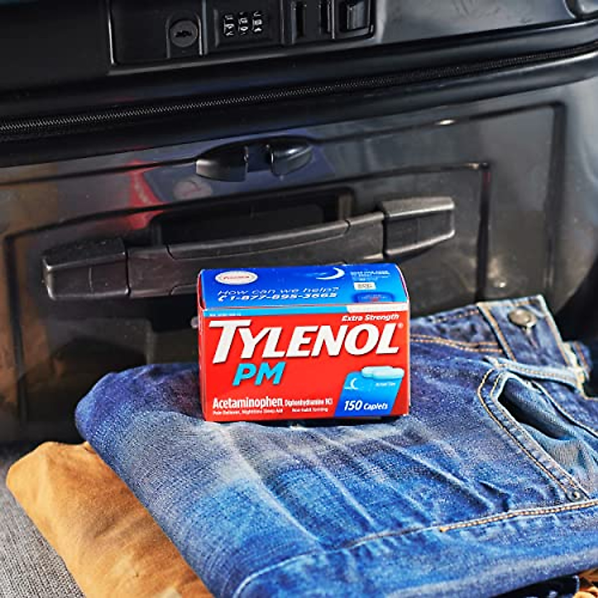 Tylenol PM Extra Strength Pain Reliever & Sleep Aid Caplets, 500 mg Acetaminophen, 50 ct