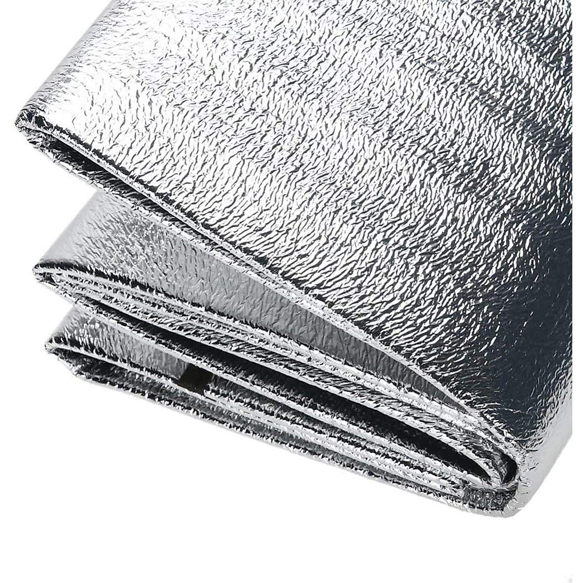 Camping Mat Foam Foil Blanket for Camping 150x200 cm Foam Pad Insulating Foil Mat Sleeping Tent Pad Thermal Aluminum Camping mat for Reflecting Heat Silver 59in x 78.7in / 150cmx200cm