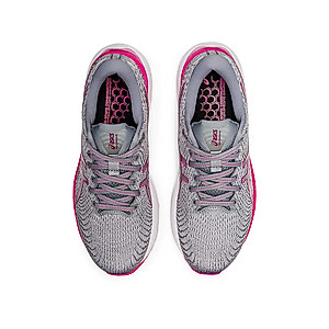 ASICS Women's Gel-Cumulus 24 Running Shoes, 9, Sheet Rock/Pink GLO