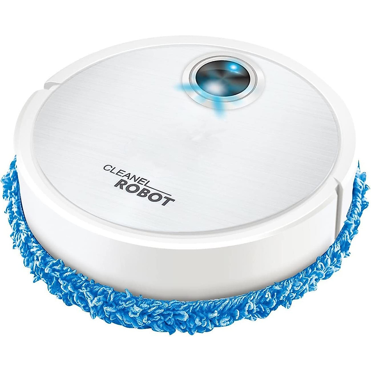 MEGCCR Dry and Wet Sweeper Low Noise Low Interference Intelligent Mopping Robot Automatic Multi-Directional Lazy Cleaning Machine (White)