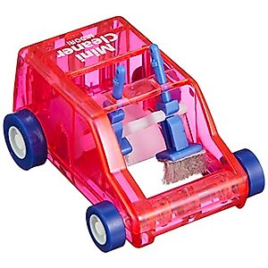 Midori Desktop Mini Cleaner and Dust Sweep, Pink Transparent (65612006)