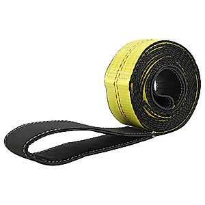 NovelBee 2 Pack of 2 Inch x10 Feet Lift Sling Strap,Recovery Tow Straps with Protective Loops