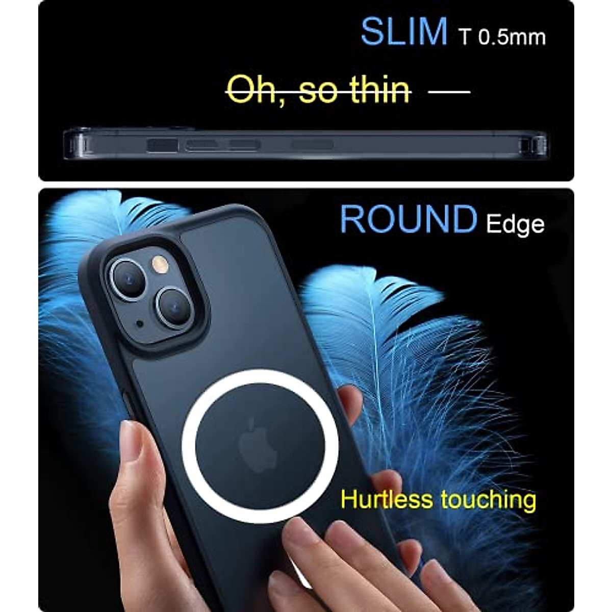 Metal Ring Adhesive Sticker Rings for iiPhone 12 13 14 15 Case Converter Kit Accessories, Magnetic Car Magnet Mount Adapter Metal Rings (not Magnet),Black, 4pcs