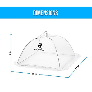 (3 Pack) PicniKing Picnic Food Covers for Outside | Food Tents/Food Covers for Outdoors Mesh Screen | Outdoor Food Covers to Keep Bugs Away | Mesh Food Covers for Outdoors | Food Nets for Outdoors