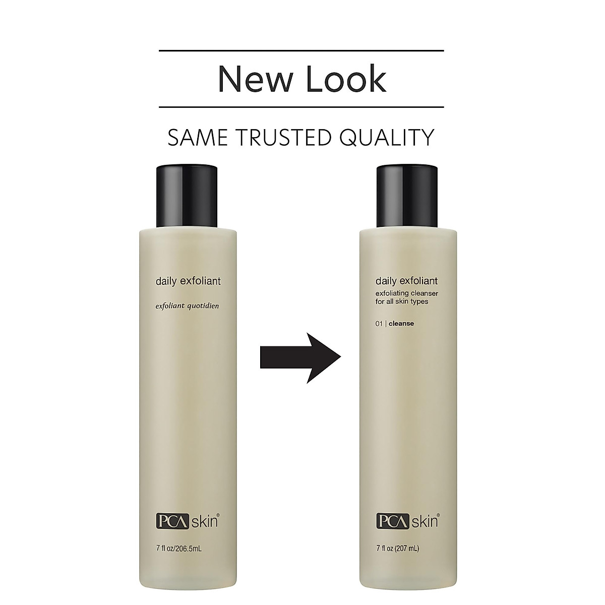 PCA SKIN Daily Face Exfoliant Cleanser, Moisturizing Face Wash, Gently Cleanses Dirt, Debris, and Other Impurities From Skin, Facial Cleanser Made with Renewable Exfoliants, 7.0 oz Bottle